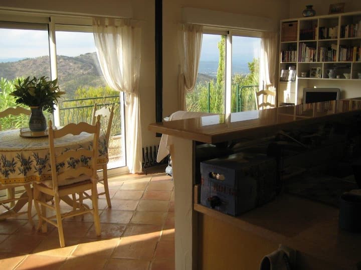 Maison Avec Vue + Piscine. Vacances Ou Télétravail - Vidauban