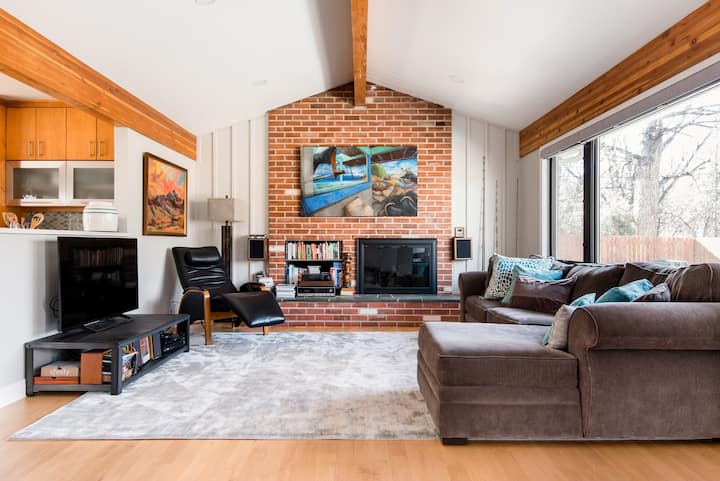 Creekside Midcentury Modern Ranch Along Creek! - Colorado Springs, CO