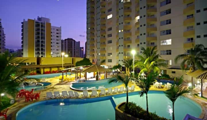 Flat No Condomínio Thermas Place - Caldas Novas