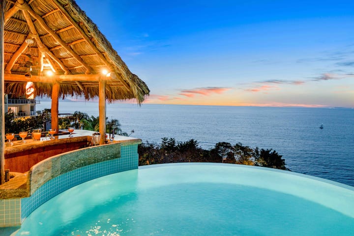 Private Infinity Pool Villa Ocean & Sunset Views - Mexico