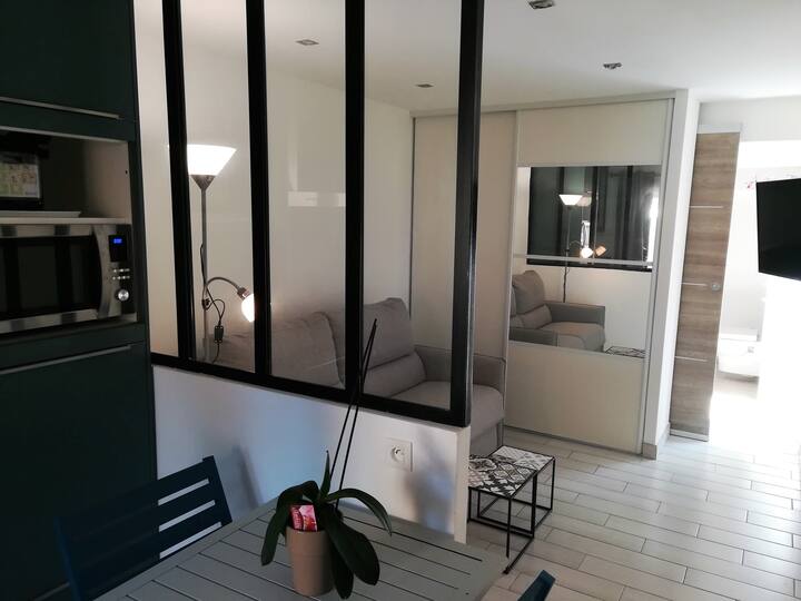 Studio Avec Terrasse  Privée Et Accès Piscine. - Le Boulou