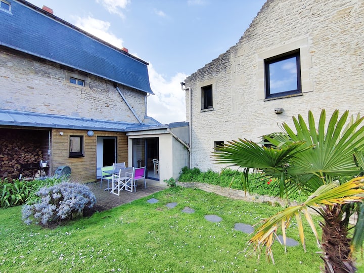 Au Six Juin. Maison De Charme à 50m De La Plage - Saint-Aubin-sur-Mer