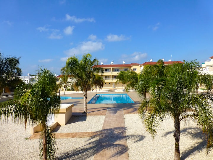 A9 Nissi 3 Apt, 2 Bedrooms Free Wifi - Nissi Beach