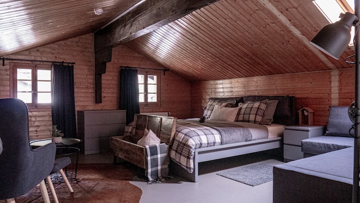 Super Cozy Quadruple Room Recently Renovated - Grimentz