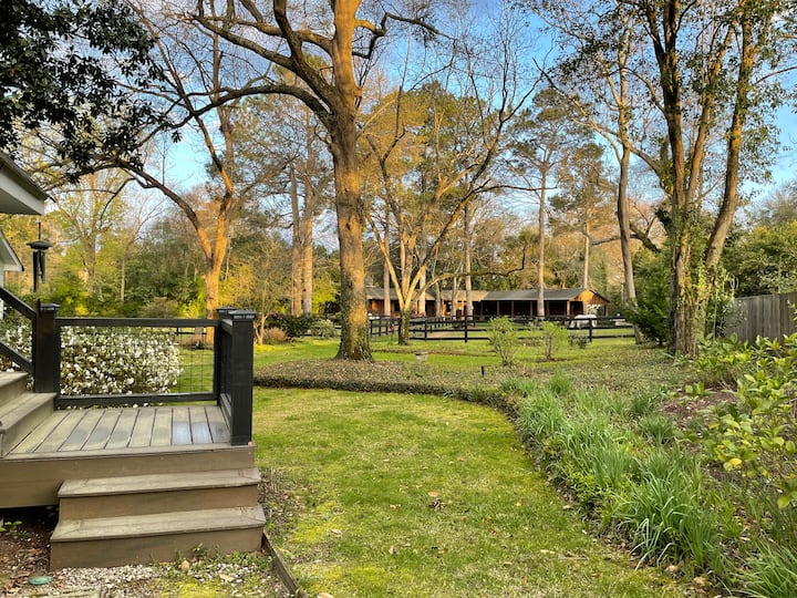 Cozy Treetop Garage Apartment - Aiken, SC