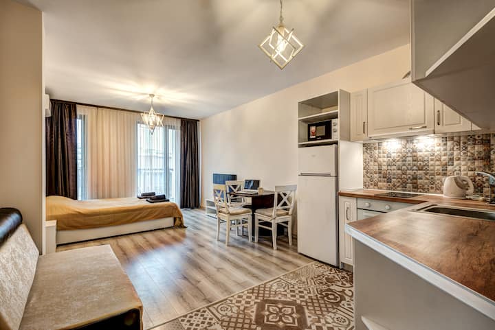 Gold Business Studio 2 In Lazur Withterrace - Burgas