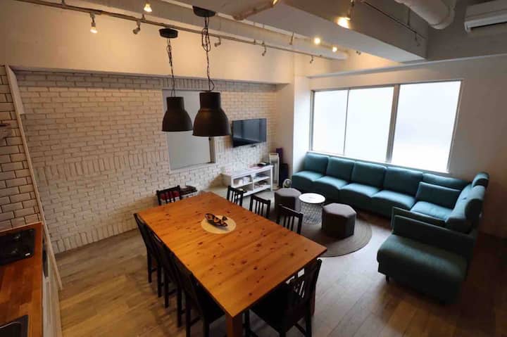 【当日予約Ok】#リバーサイド #鶴屋まで徒歩3分 #隠れ家#川岸に住む#住むように泊る宿 - Kumamoto