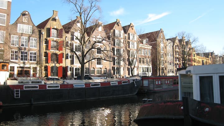 Ruime Comfortabele Studio,aan Gracht,rand  Jordaan - Amsterdam