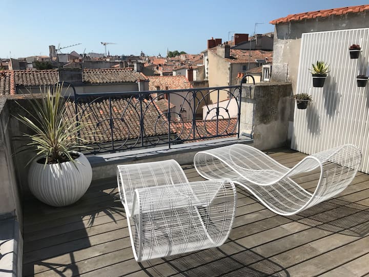 Appartement De Charme Avec Terrasse Plein Sud - La Rochelle