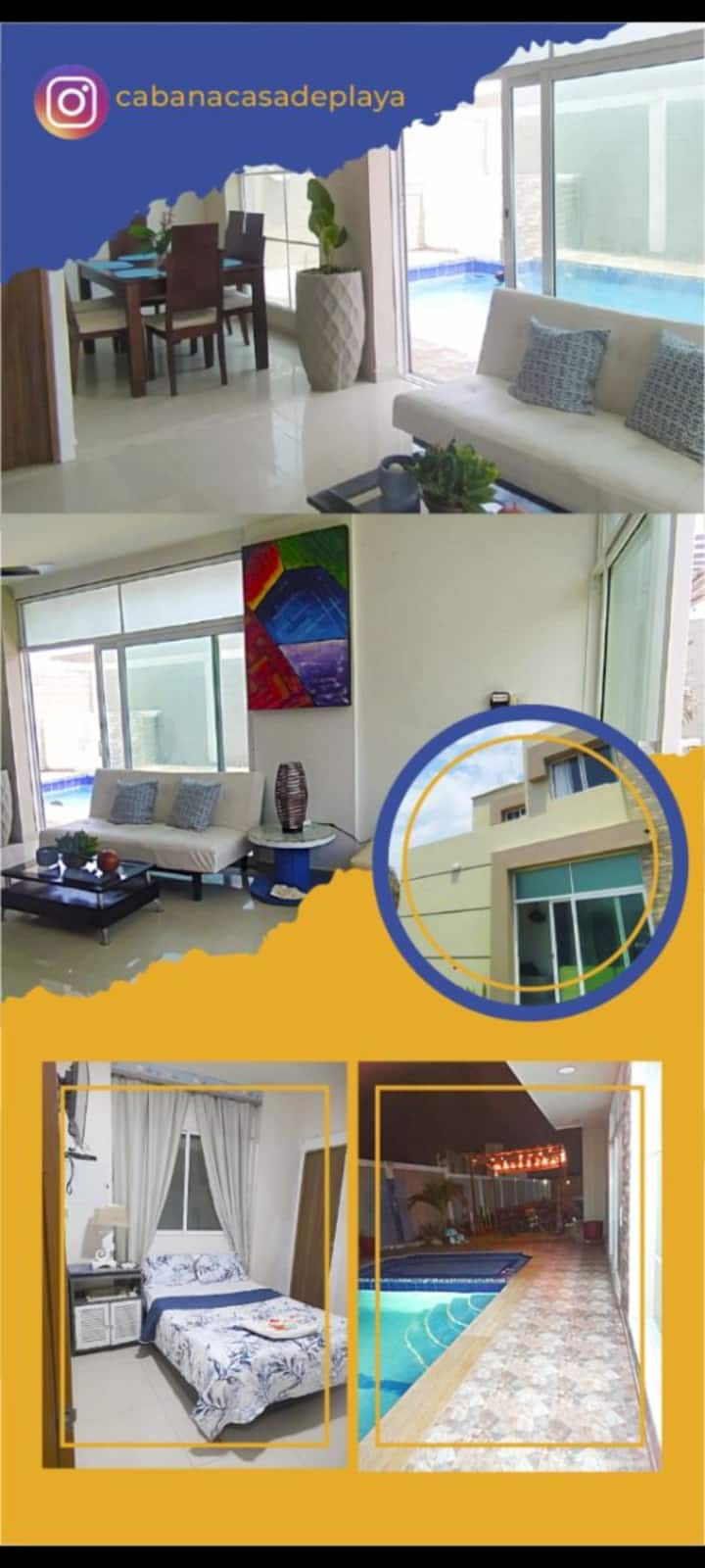 Cabaña  Casa De Playa - Soledad