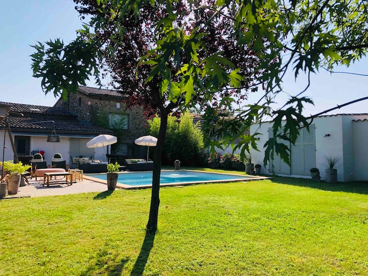 Belle Villa Charmante Avec Piscine 8pers - Tournon-sur-Rhône