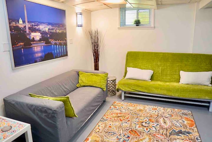 Comfy 2br Bsmt Apt |Full Kitchen| Free Pkg| Takoma - Washington, D.C.