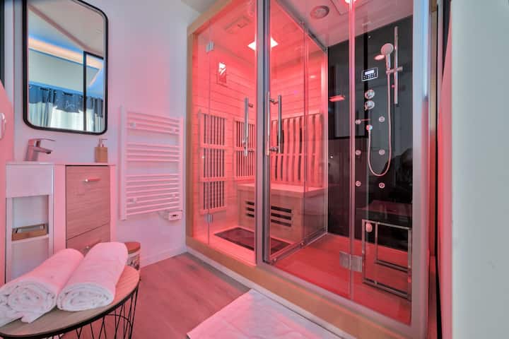 Spa Des Lumières Sauna(studio Terrasse) - Augny