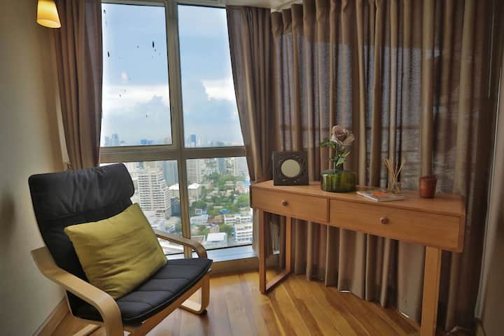Charming 2 Bdr Near Emporium W View - Bangkok