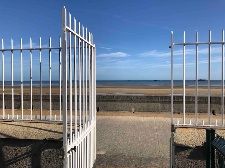 L‘horizon Bleu, Front De Mer-jardin-parking-wifi - Arromanches-les-Bains