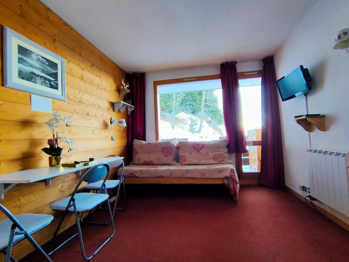 Studio Au Pied Des Pistes, Centre(3 Personnes) - Les Avanchers-Valmorel