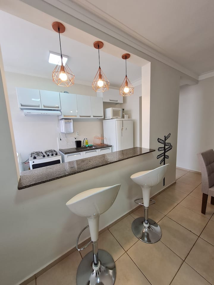 Apê Estiloso Com Garagem E óTima Localização - Franca