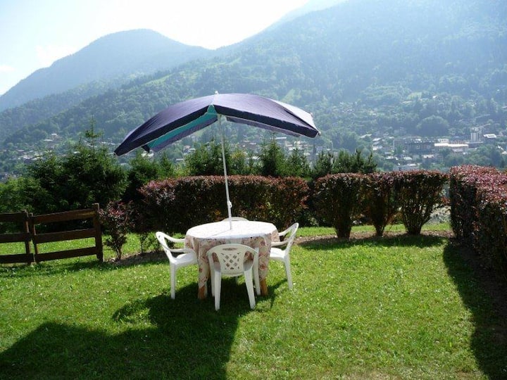 Appartement 2 Pièces Rez De Jardin Vue Imprenable - Saint-Gervais-les-Bains