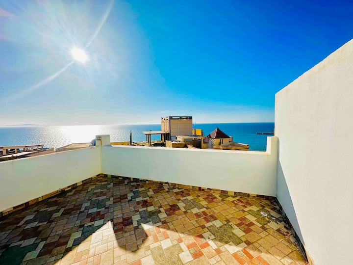 Niveau Villa Vu  Panoramique Sur Mer F1+ Terrasse. - Mostaganem