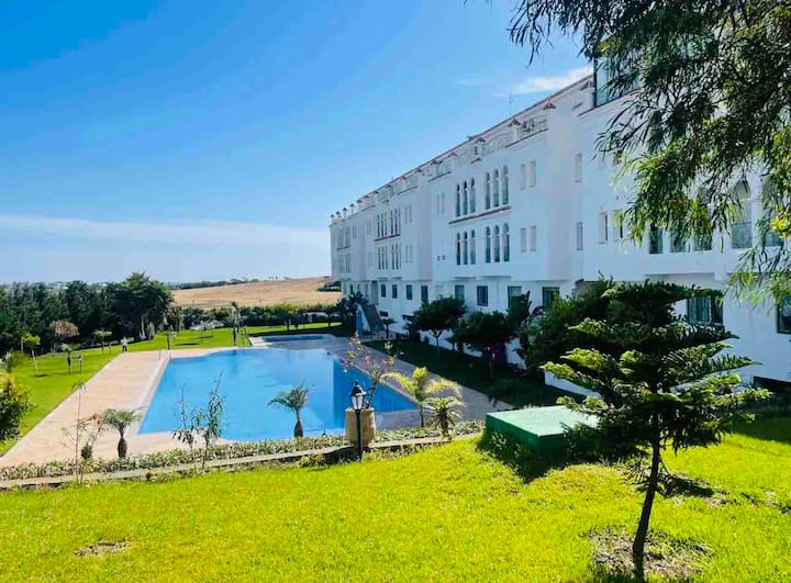 Luxurious Holiday Apartment Achakar Pool &Beach - Tánger