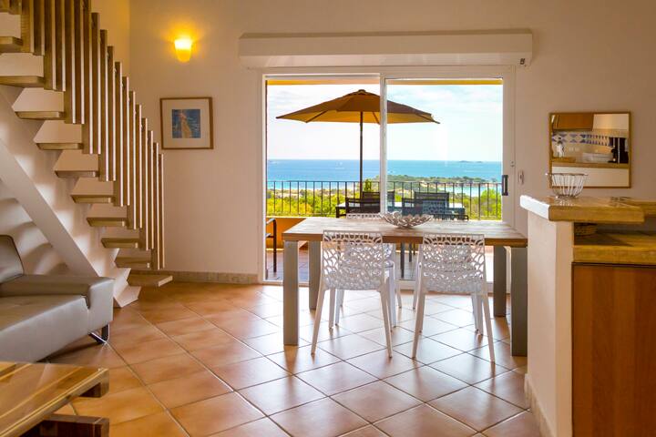 Apt T3 Vue Mer Et Accès Piéton à La Plage 1 - Porto-Vecchio