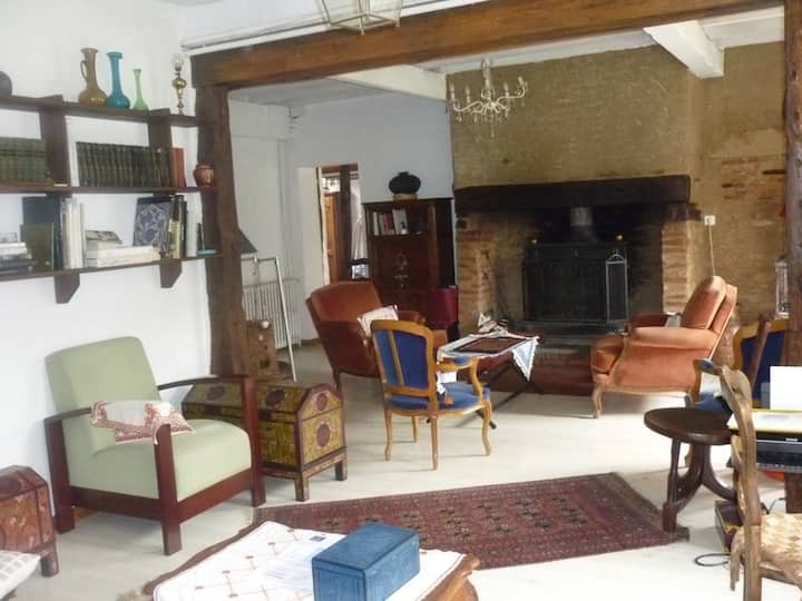 Ancienne Ferme Toulousaine +Jardin - Muret