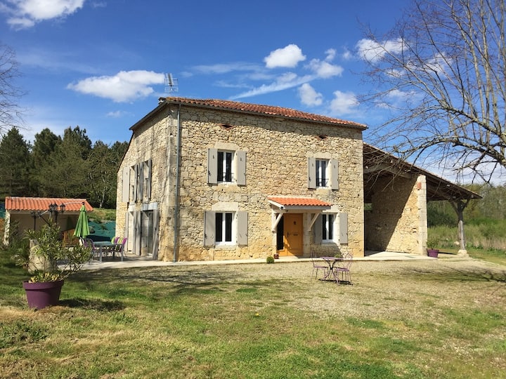 Beau Gite En Pierre 3* Avec Piscine Sud-ouest - Lot-et-Garonne