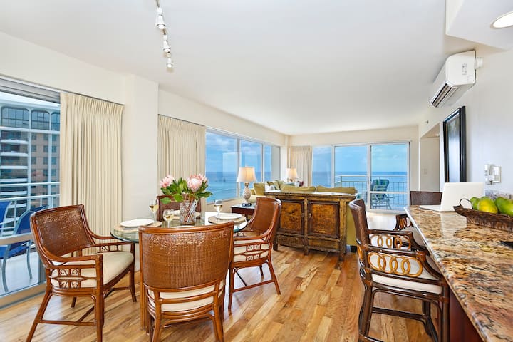 Great Ocean View 2b/2b/1pk Washlets! Ilikai #1944 - O‘ahu, HI