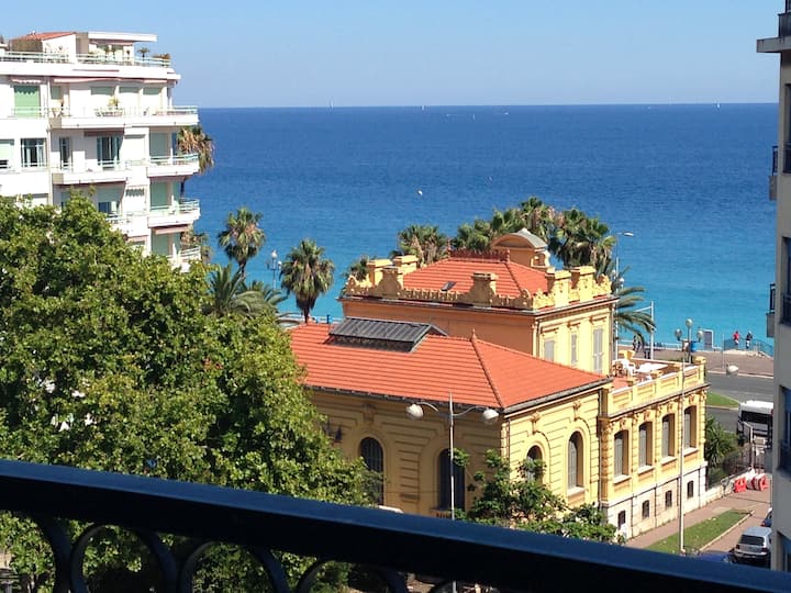 Seaview, Terrasse And Pool - Nice