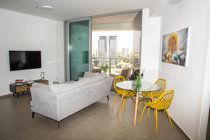 High Floor 2 Bedrooms Apartment Tlv City Center - Tel Aviv