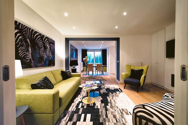 Contemporary One-bedroom Apartment With Private Garden - Avenue Louise - Brussels