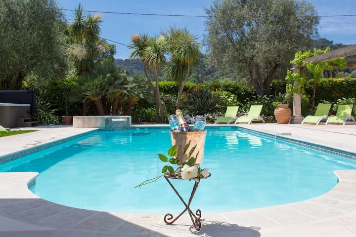 Grande Villa Vallauris Cannes Climatisée + Piscine - Juan-les-Pins