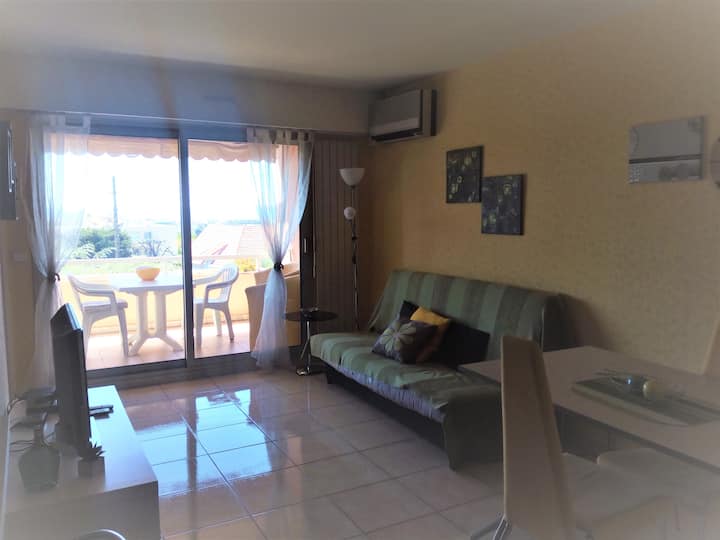 Bel Appartement J-les-pins. Proche Plages. Piscine - Antibes