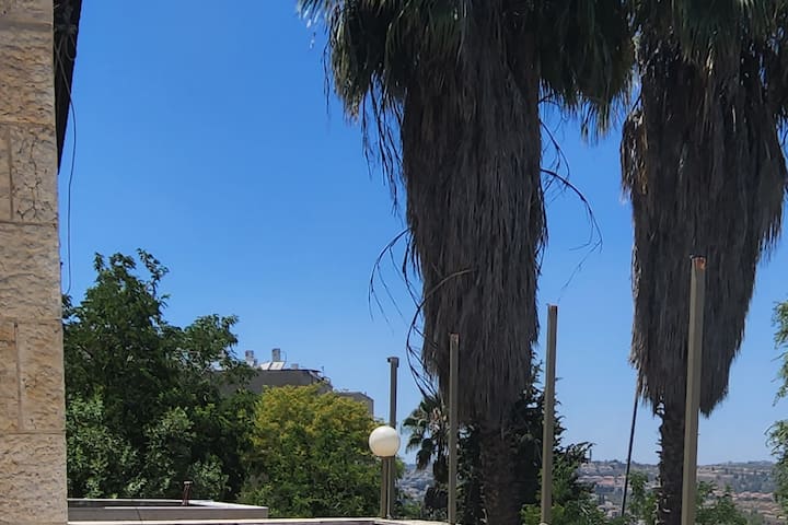 דירת גן עם כניסה פרטית ונוף . - Jerusalem