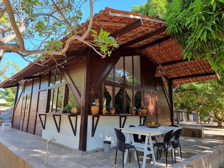 Chalé Manga Rosa, Romântico Refúgio Com Piscina... - Fortaleza