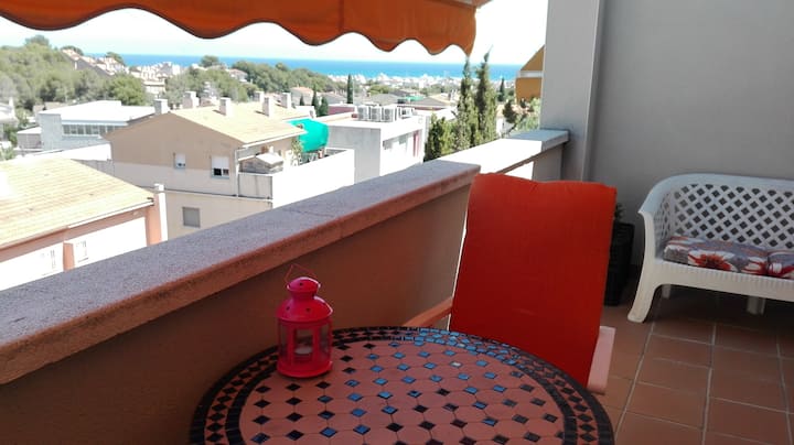 ÁTico Precioso Y Tranquilo Con Vistas Al Mar. - Segur de Calafell