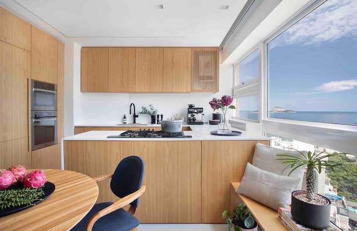 Vista Panorâmica Praia Do Leblon Morro Dois Irmãos - Rio de Janeiro