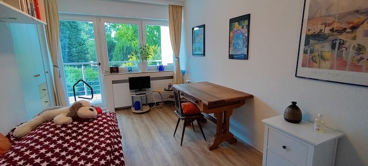 Düsseldorf-hilden, Einzelzimmer, Südbalkon, Ruhig - Hilden