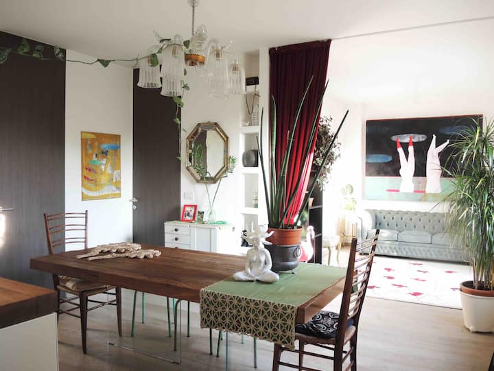 Bright Penthouse With Large Panoramic Terrace - Milano