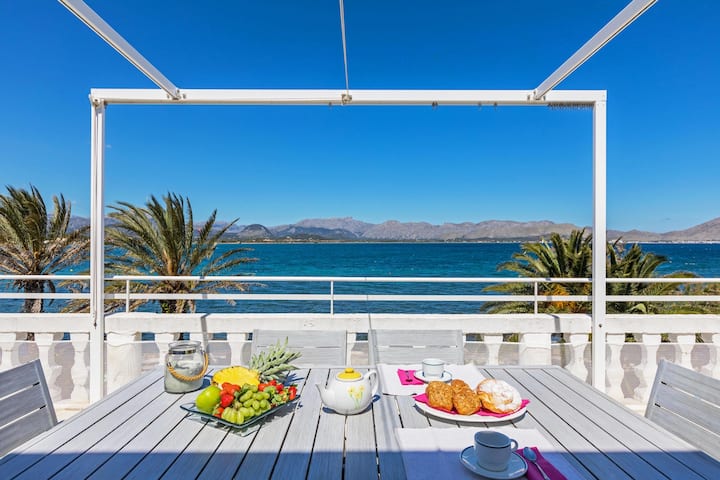 Barcares Ii - Tolle Wohnung Direkt Am Meer - Alcúdia