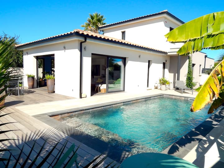 Belle Villa Climatisée Avec Piscine - Montpellier