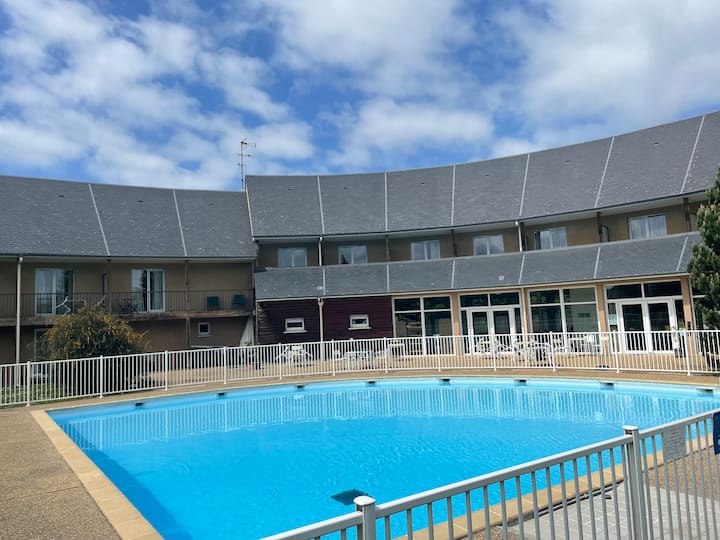 ⛵️Le Voilier ⛵️Honfleur T2 Résidence Avec Piscine - Pavillon de la Reine (Équemauville)