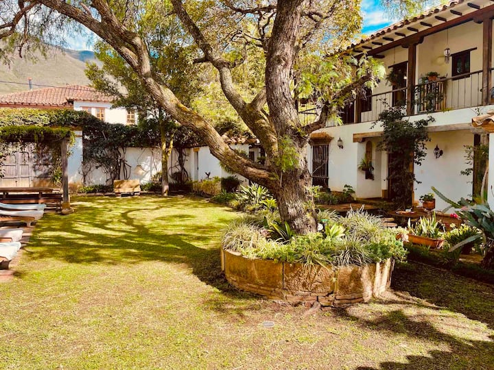 Villa Exclusiva Con Jardín | A 80m Del Centro - Villa de Leyva