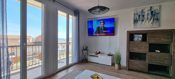 Vue Mer, 4 Pers, Clim, Balcon - Solenzara