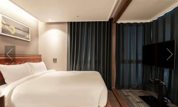 |해운대 엘본더스테이 신축|#해수욕장1분#시몬스#호텔침구#중심가#취사가능#넷플릭스#벡스코 - Busan