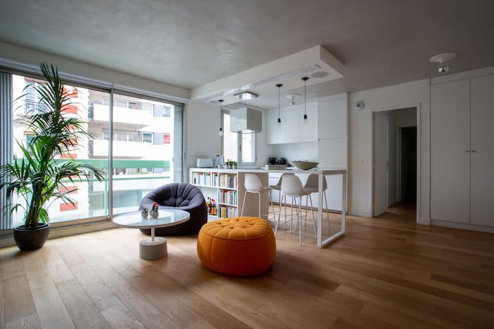 Bright Modern Apartment Jourdain / Buttes Chaumont - Bastille