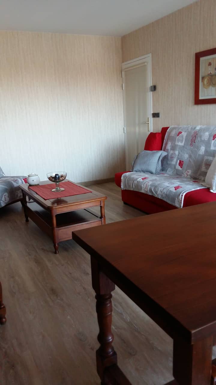 T2 Avec Parking Au Calme Du Parc, Proche Plage. - 拉洛歇爾