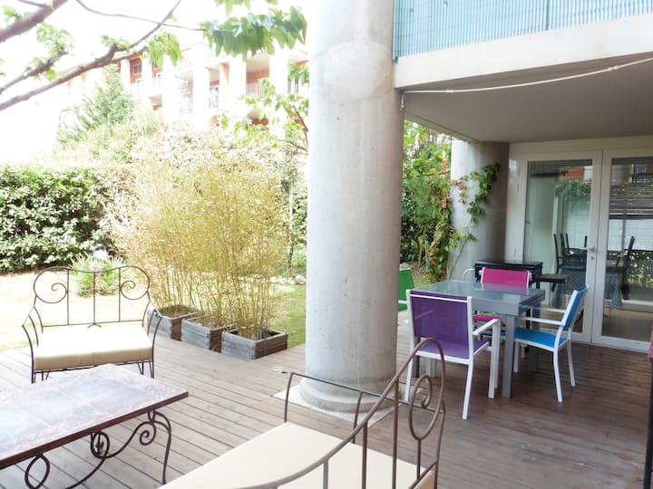 Charmant T2 Avec Terrasse Et Jardin - Le Jardin d'Eguilles