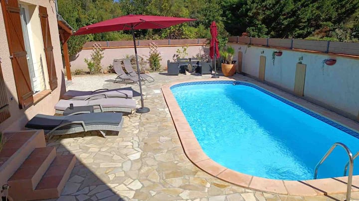 Villa Avec Piscine A  St Marie La Mer - Canet-en-Roussillon