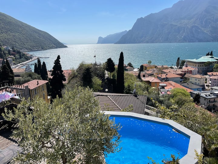 Villa Barbara Fewo 3-4 Pers. Mit Pool & Tr. Blick - Nago-Torbole